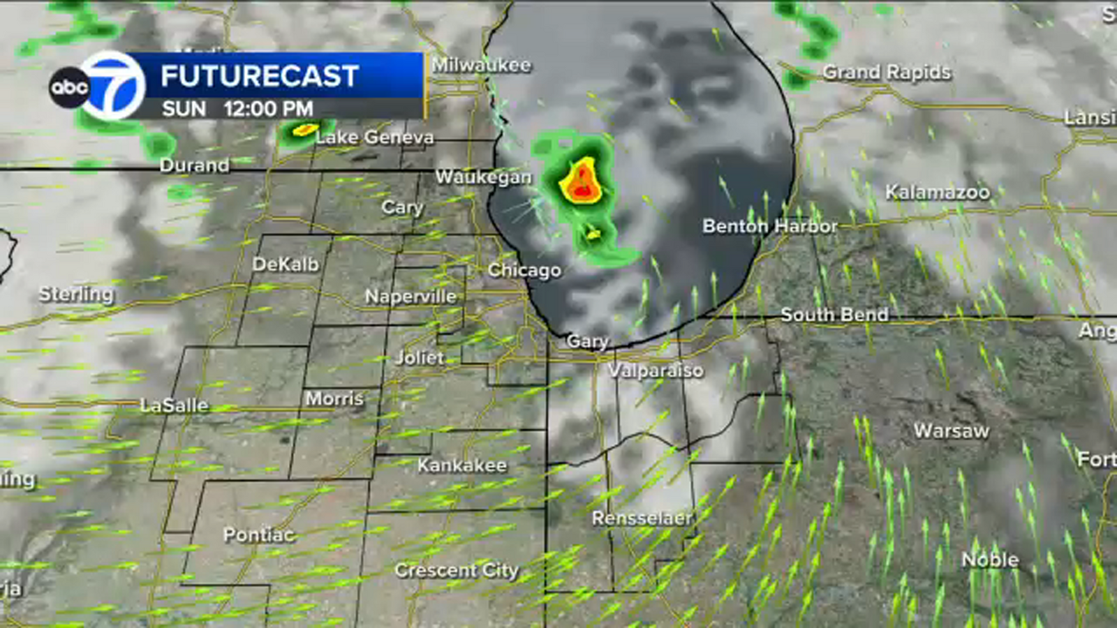 Chicago weather: Strong storms move through parts of NW Indiana ...