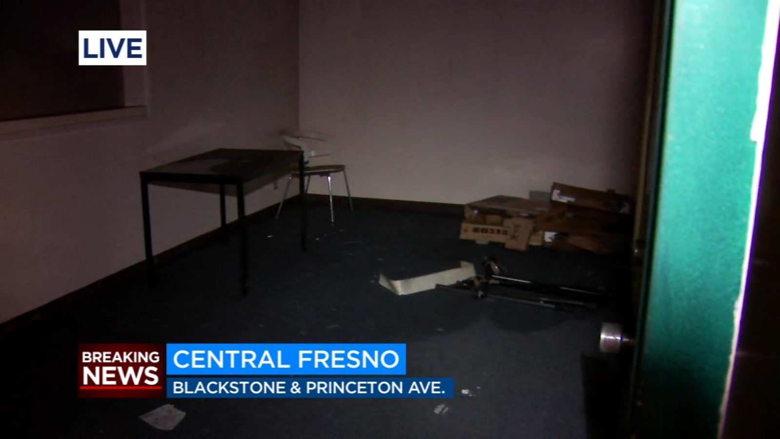 Flames break out at office building in central Fresno - ABC30 Fresno