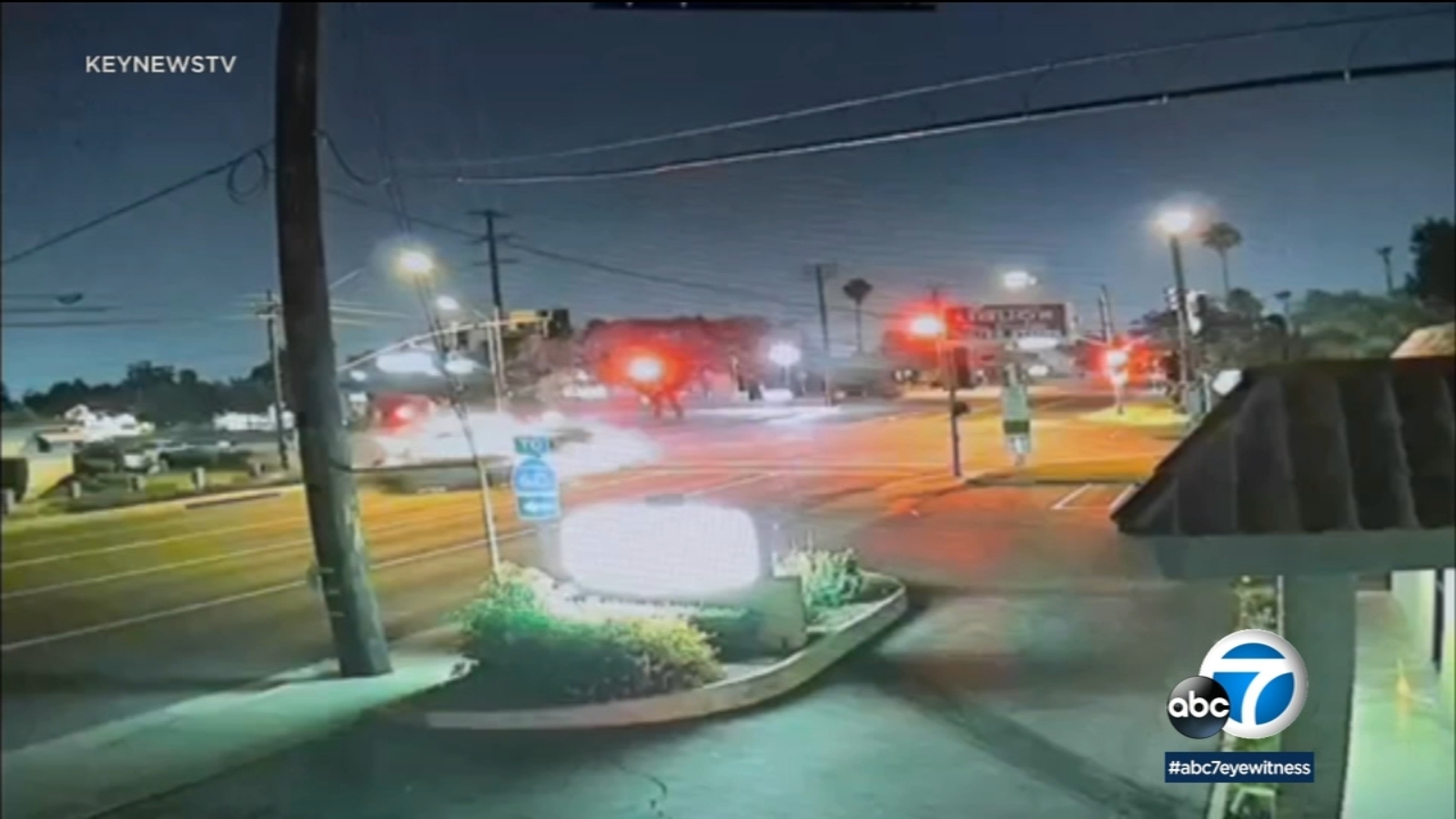 Violent, high-speed crash caught on video in Chino - ABC7 Los Angeles