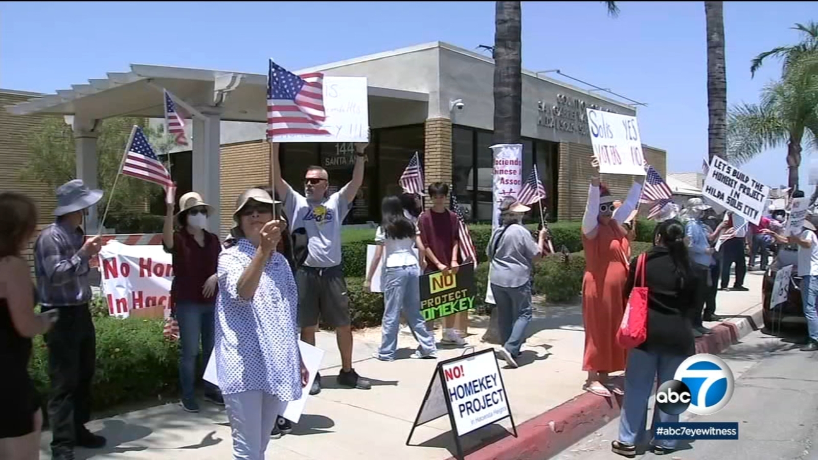 Hacienda Heights residents protest conversion of Motel 6 near Palm ...