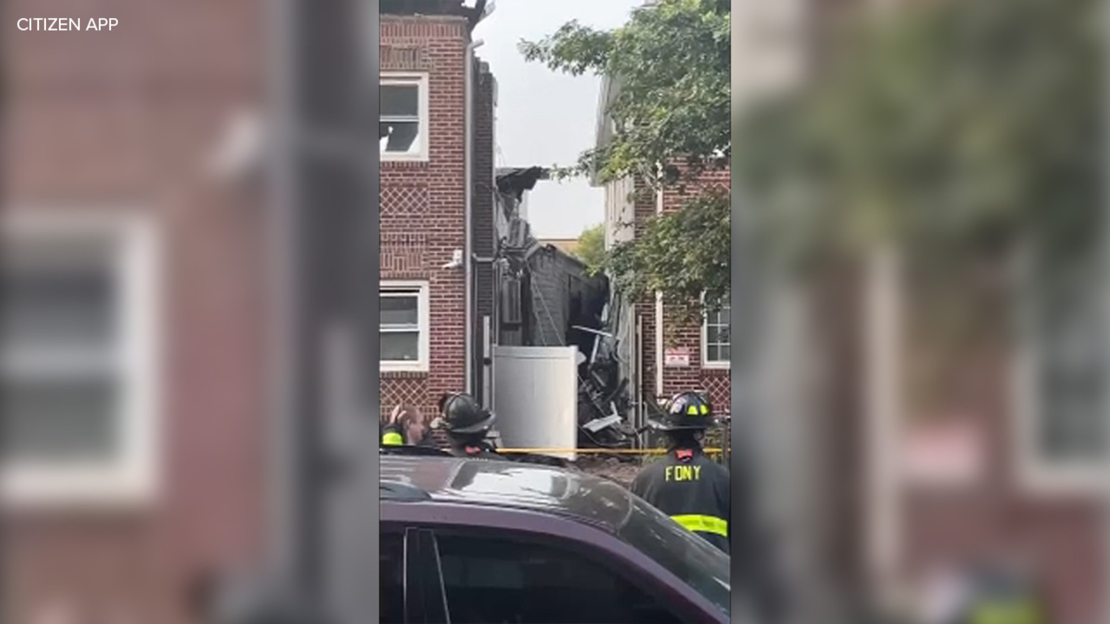 Roof of two-story home in Brooklyn collapses - ABC7 New York