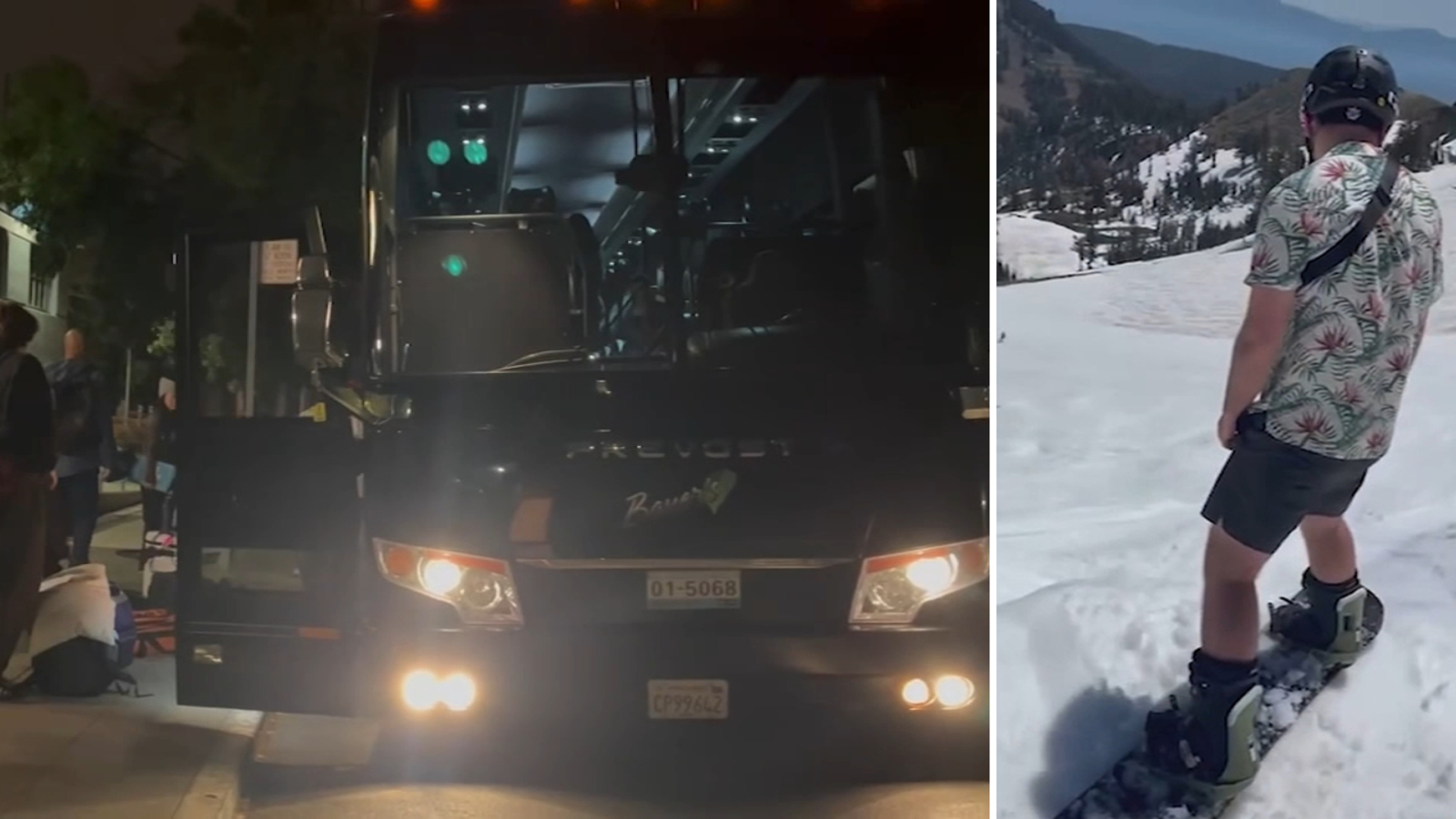 Skiing in summer: Bus takes Bay Area residents to Tahoe snow for one ...