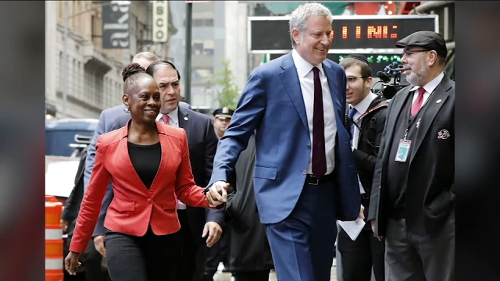 Former New York City Mayor Bill de Blasio and Chirlane McCray say they ...
