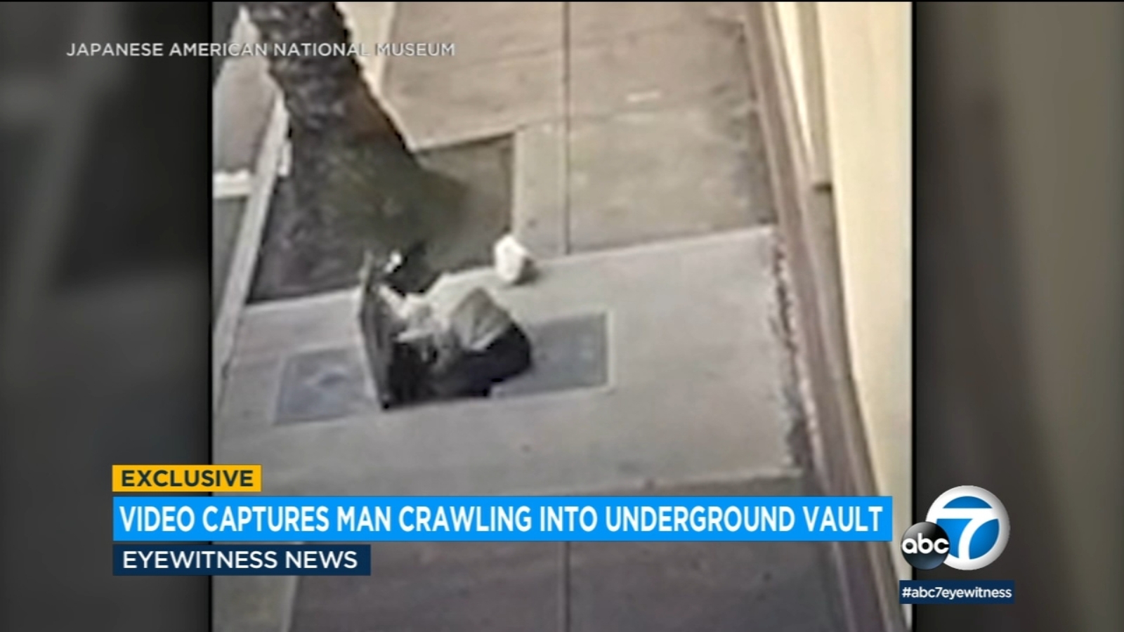 Homeless living underground? Man seen climbing into utility vaults in ...