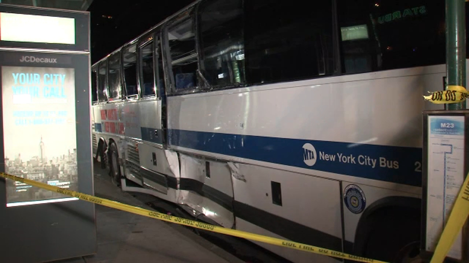Double-decker tour bus was speeding when it collided with MTA bus in ...