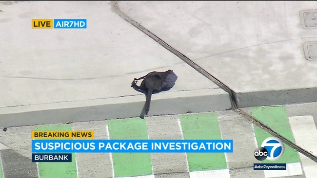Burbank 5 Freeway shutdown: Backpack seen emitting smoke smoke on ...