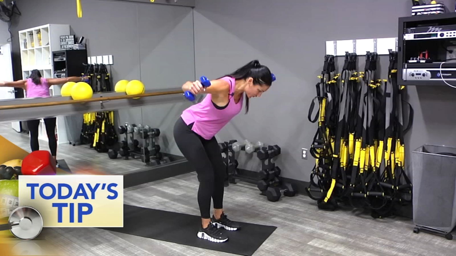 Reverse fly into tricep lift - Today's Tip - 6abc Philadelphia