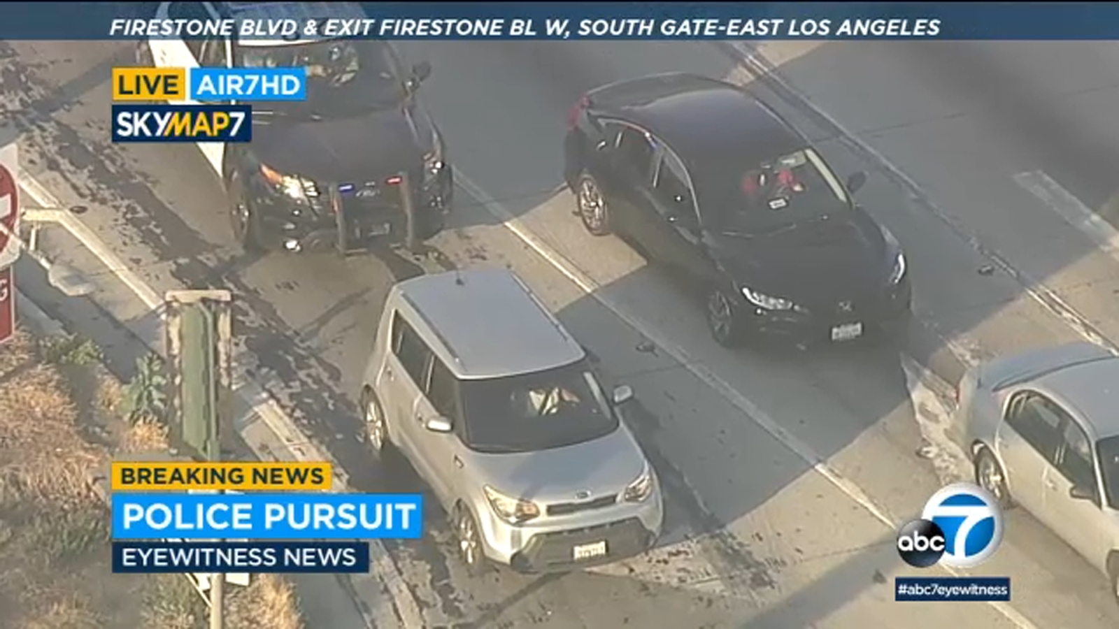 Driver of stolen car leads authorities on high-speed chase through ...