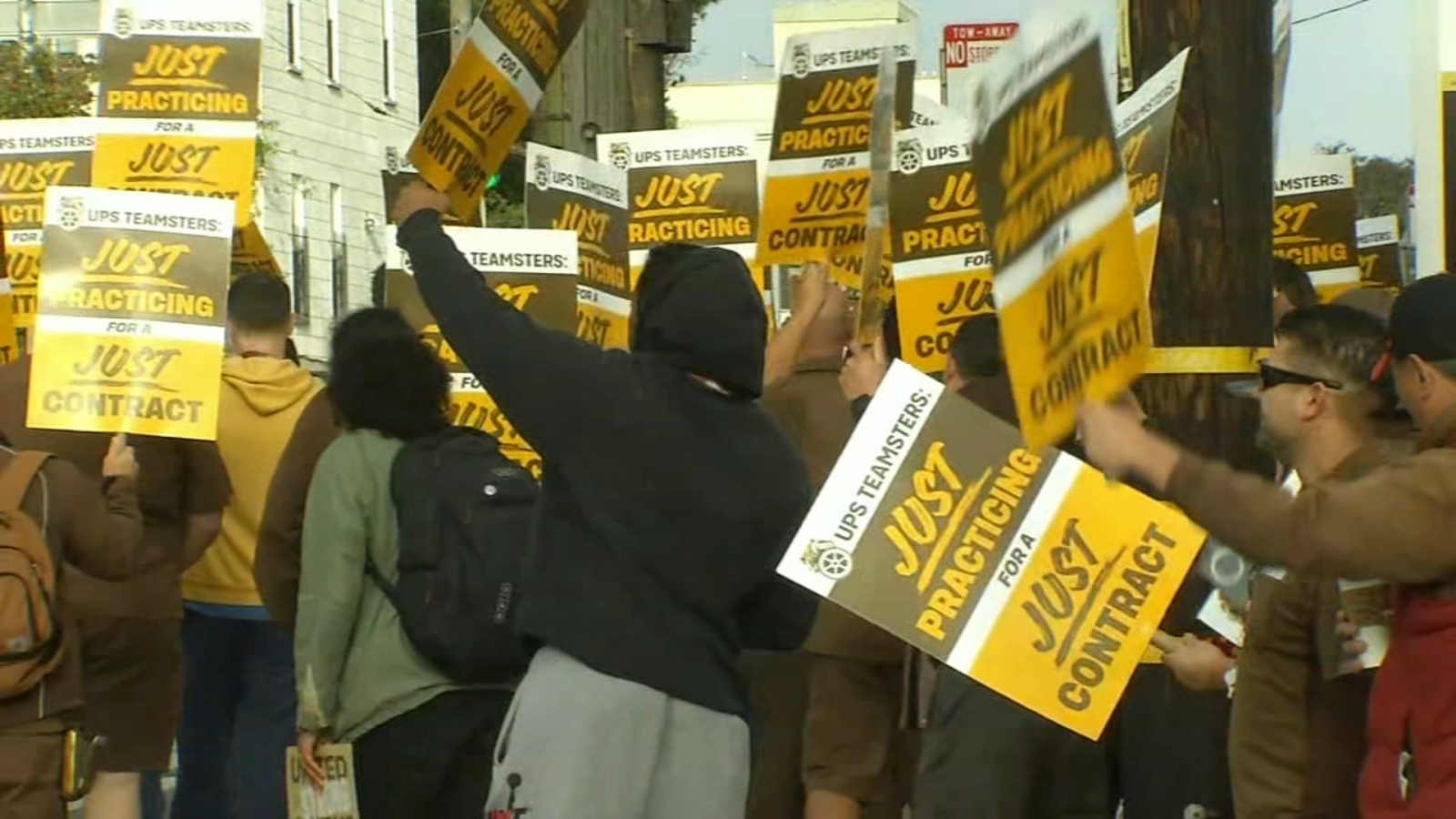 Bay Area UPS workers practice for possible strike. Here's what they're ...