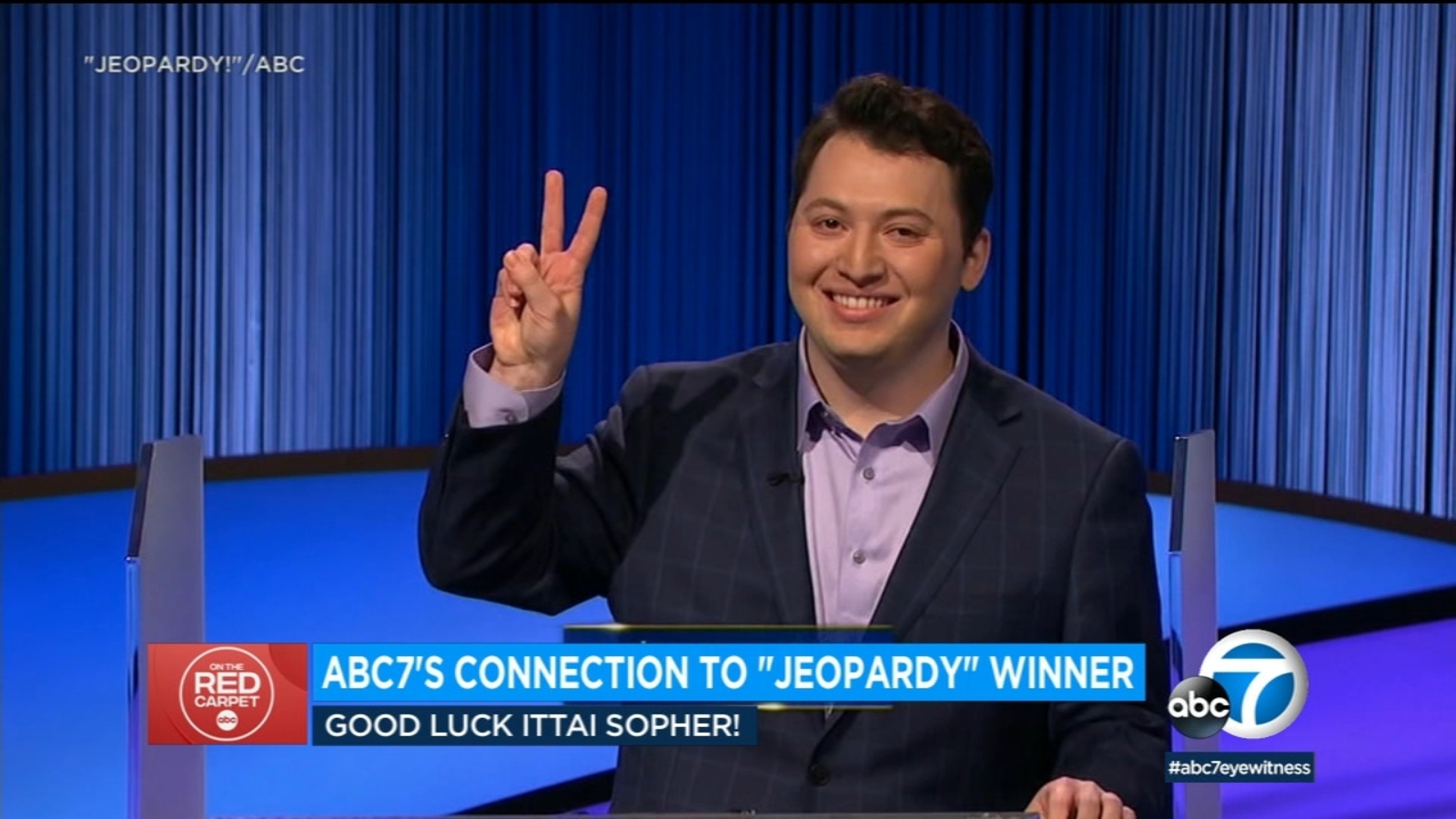 Former ABC7 intern Ittai Sopher wins Jeopardy! twice in a row - ABC7 ...