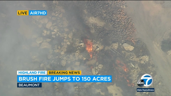 Riverside County: Reche Fire in Moreno Valley, Highland Fire in ...