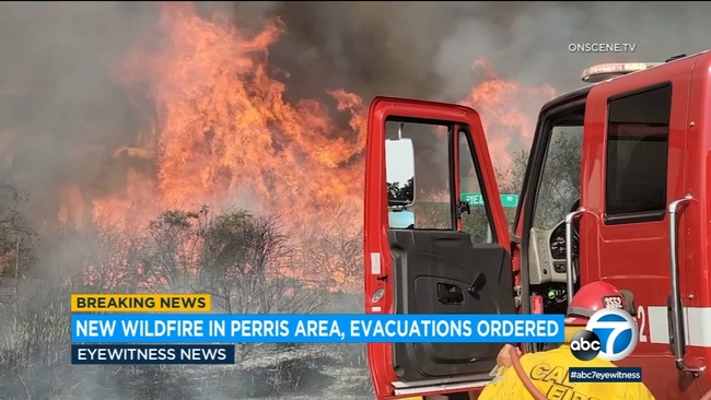 Riverside County: Rabbit Fire in Lakeview, Gavilan Fire in Gavilan ...