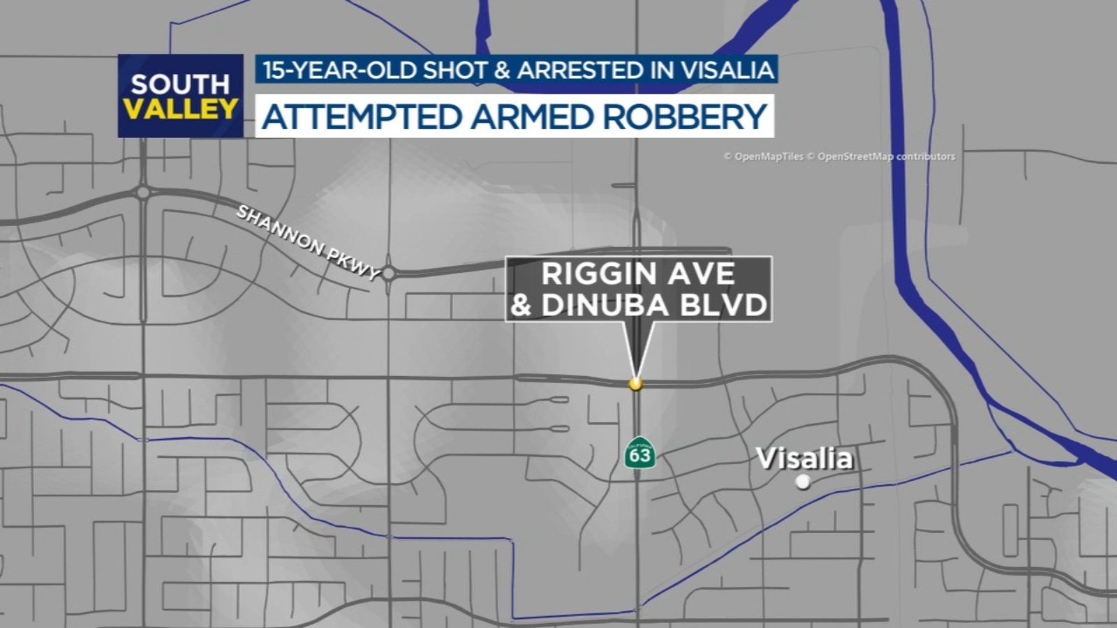 Teen shot while trying to rob man in Visalia, police say - ABC30 Fresno