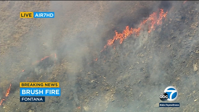 Oak Fire burns at border of Fontana and Riverside; evacuation orders ...