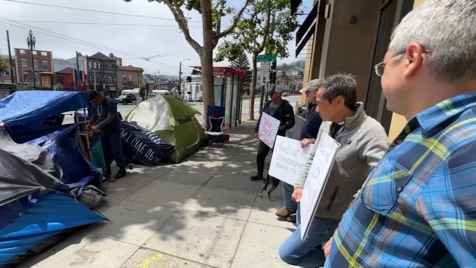 San Francisco Castro District merchants protest in frustration of ...