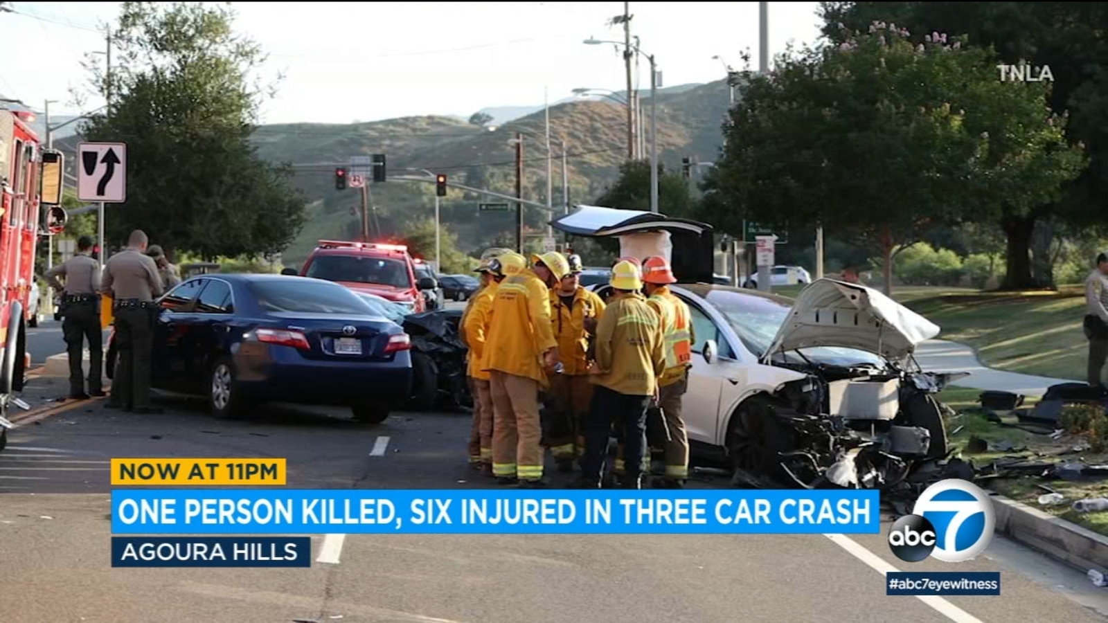 1 killed, 6 others injured in multi-vehicle crash in Calabasas area ...