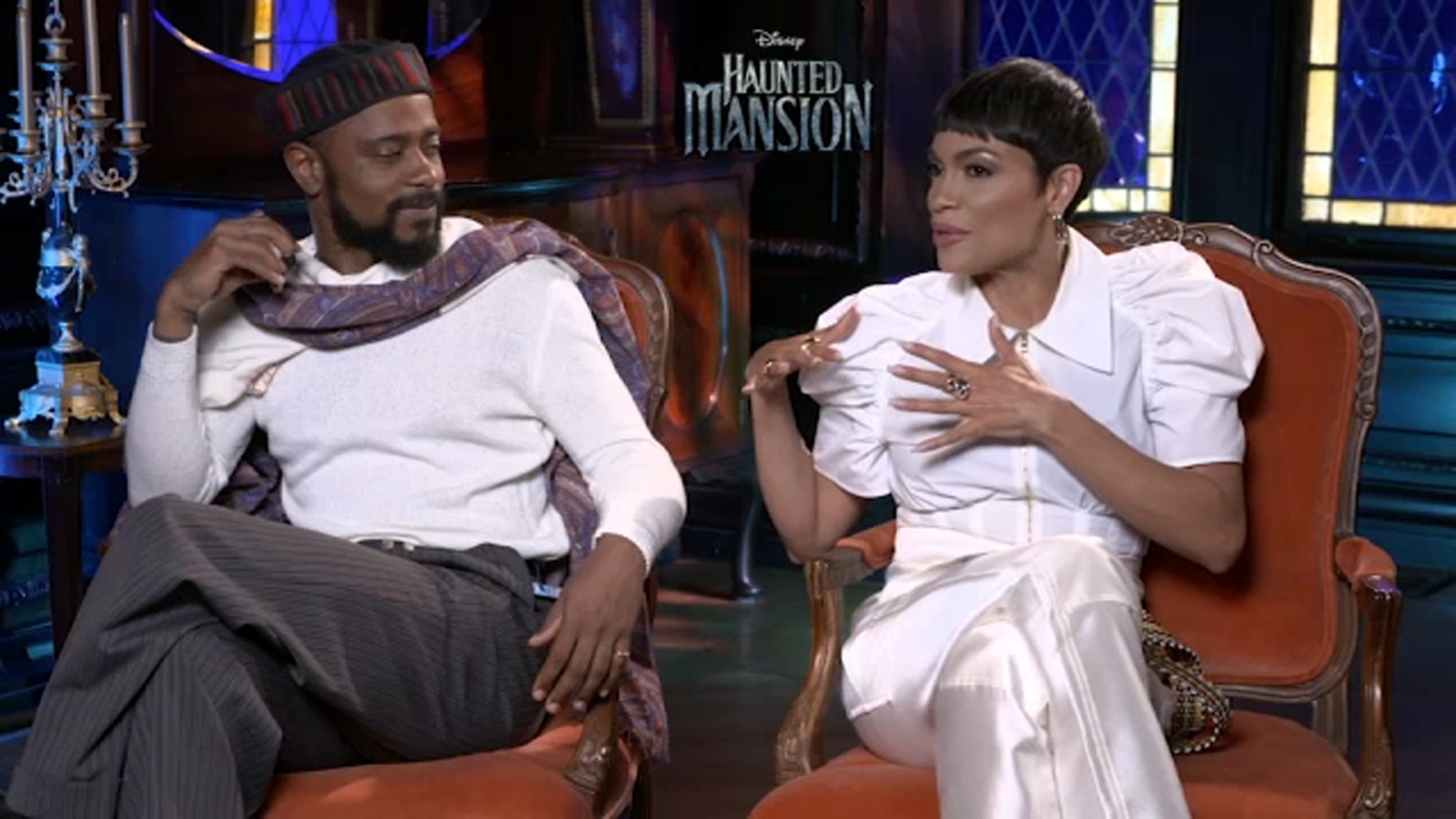 Disneyland's 'Haunted Mansion' comes to life on big screen with Rosario ...
