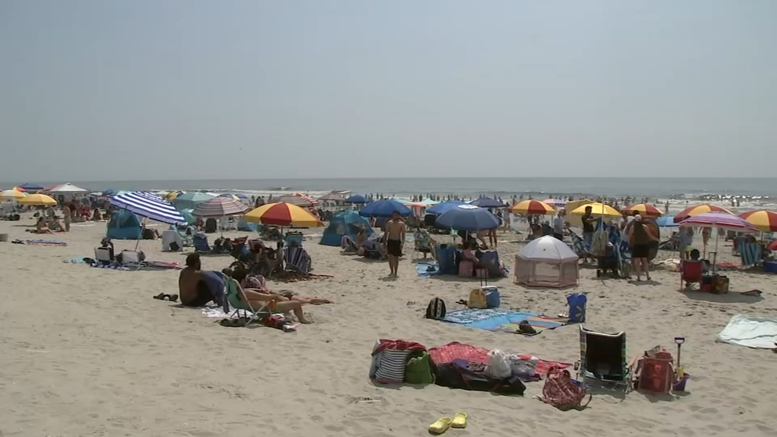Many trying to beat the heat in Ocean City, New Jersey - 6abc Philadelphia