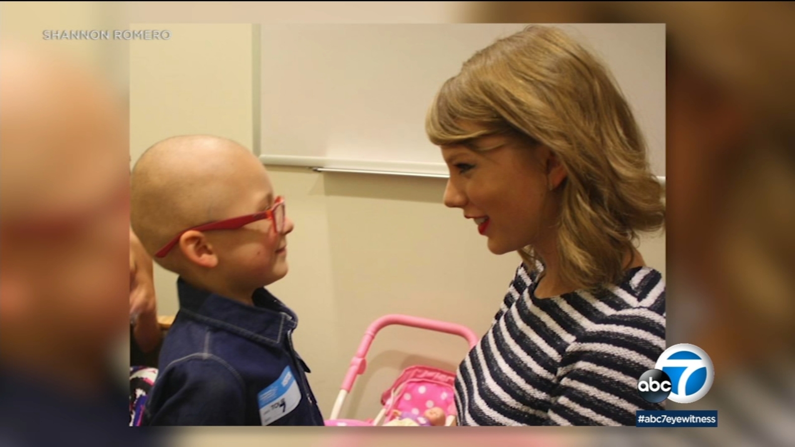 How young SoCal cancer survivor's surprise hospital visit from Taylor ...