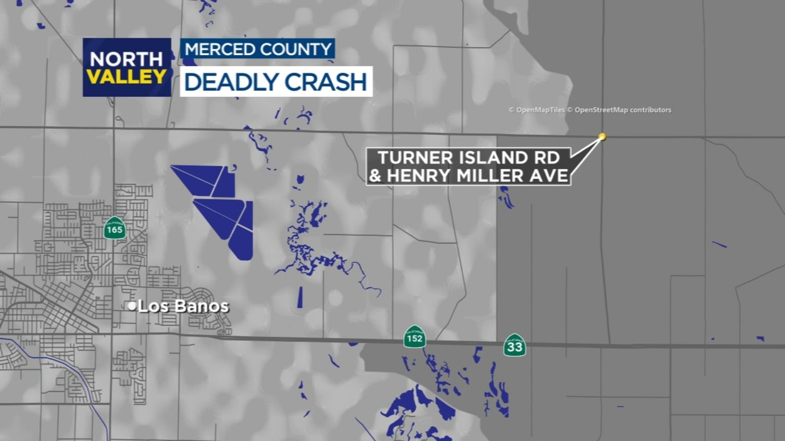 Man killed after crashing into canal in Merced County - ABC30 Fresno