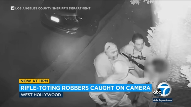 Victims robbed by armed suspects outside West Hollywood celebrity ...