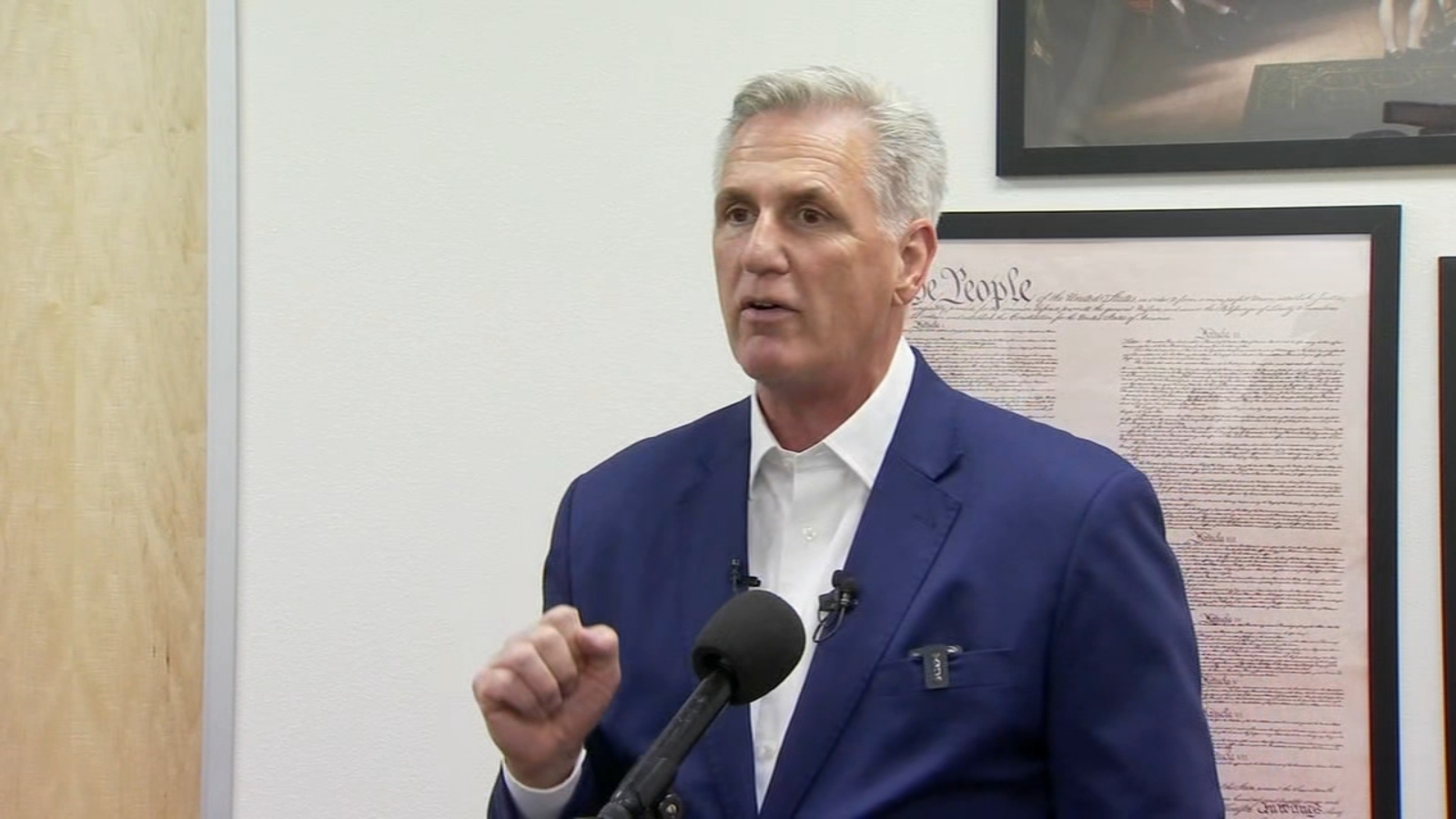 Speaker Kevin McCarthy reacts to Trump indictment during trip to Clovis ...