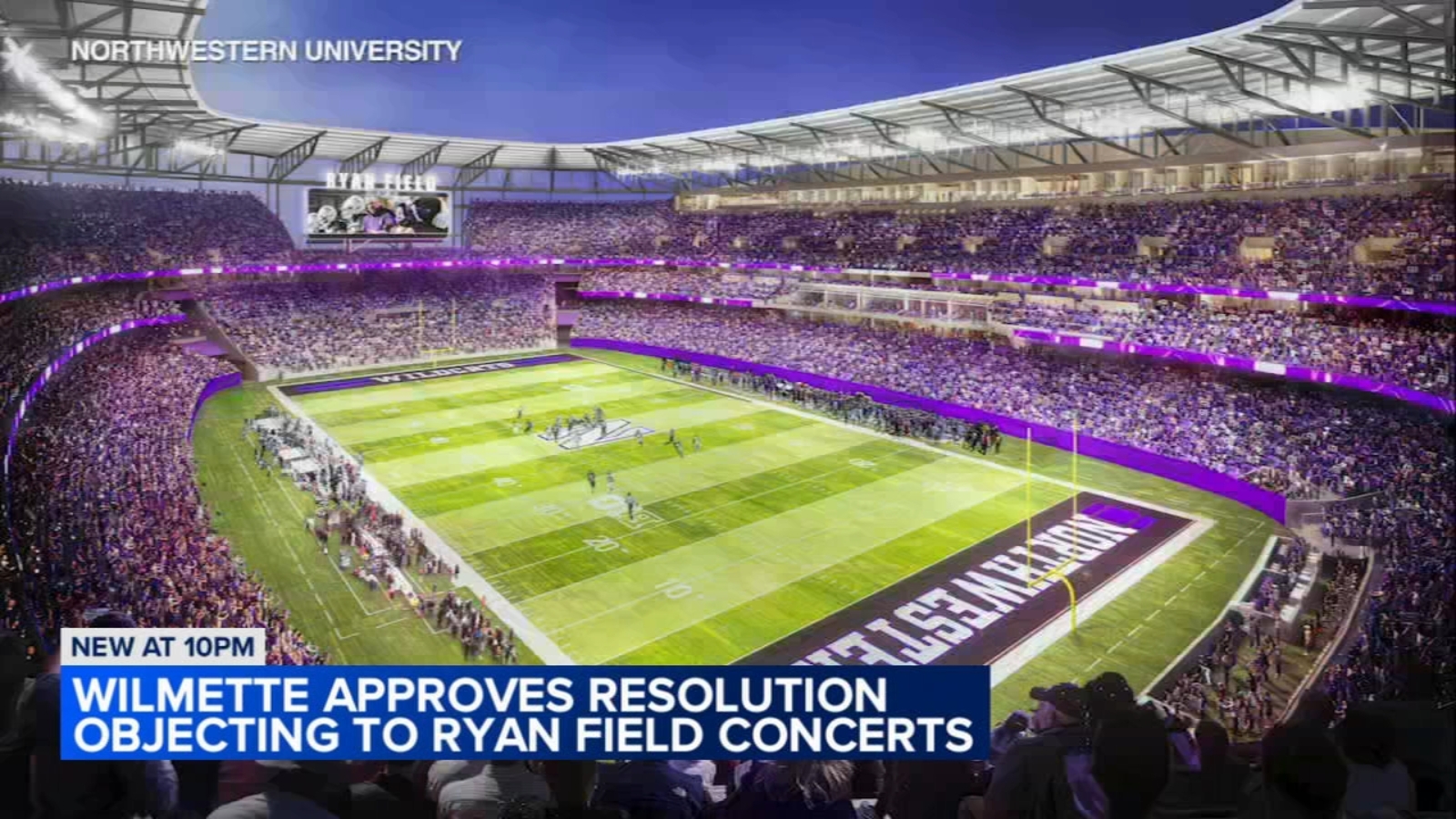 Wilmette Village Board passes resolution opposing Ryan Field concerts ...