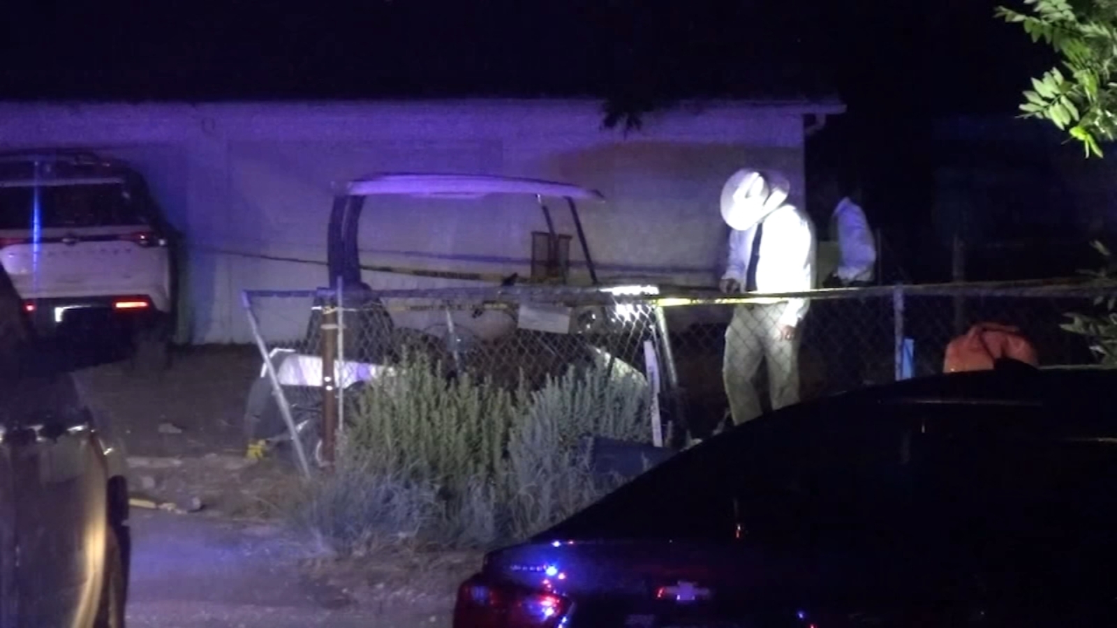 Golf cart driver shot, killed after driving through gate when Huffman ...
