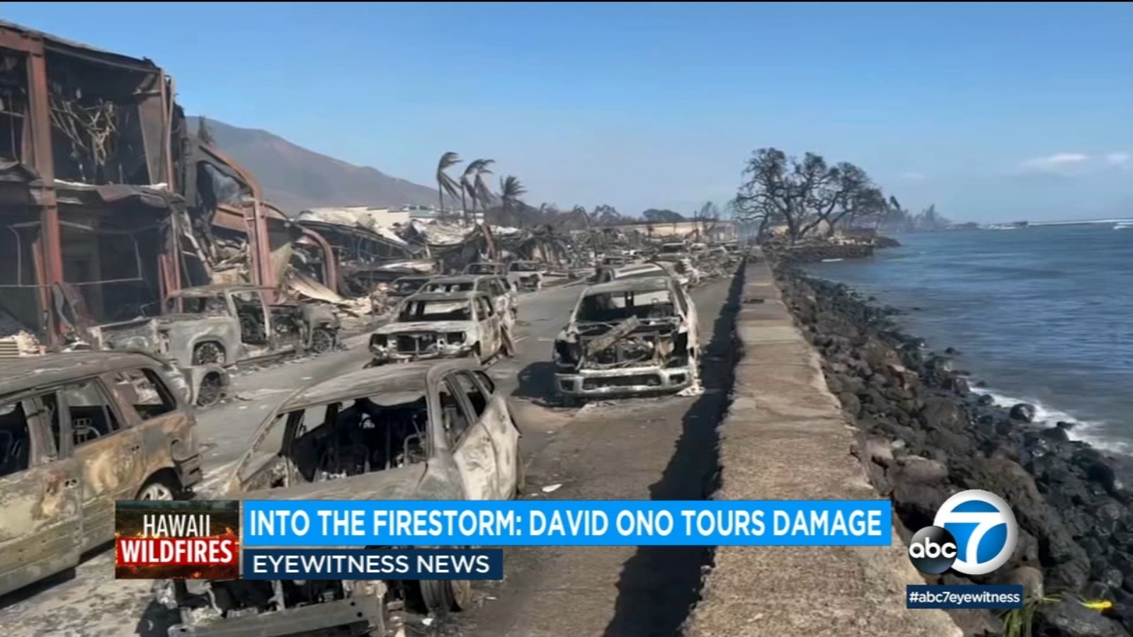 Maui wildfires: David Ono's firsthand account of seeing vacation ...