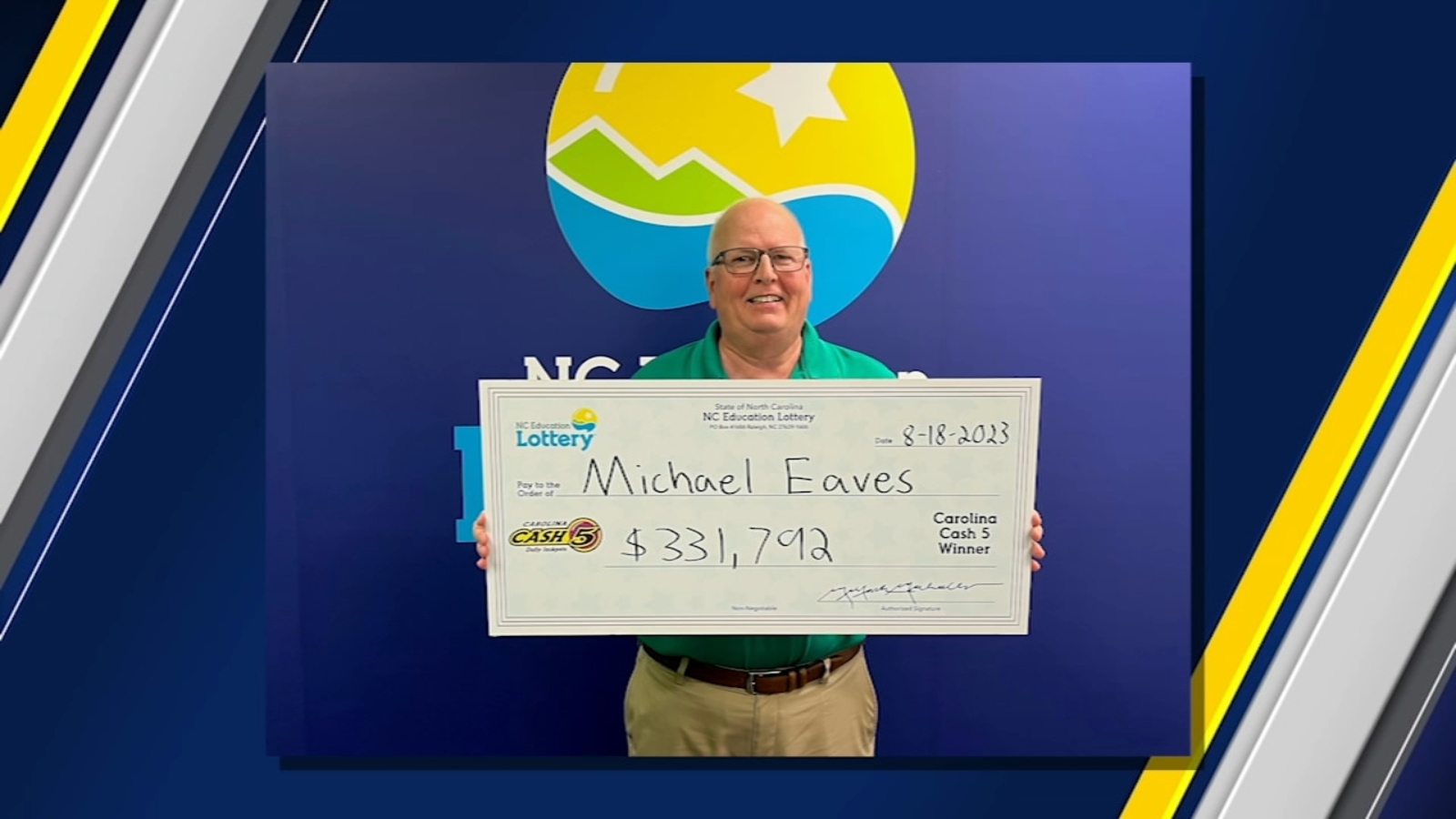 Sampson County man wins Cash 5 jackpot on first try at game - ABC11 ...