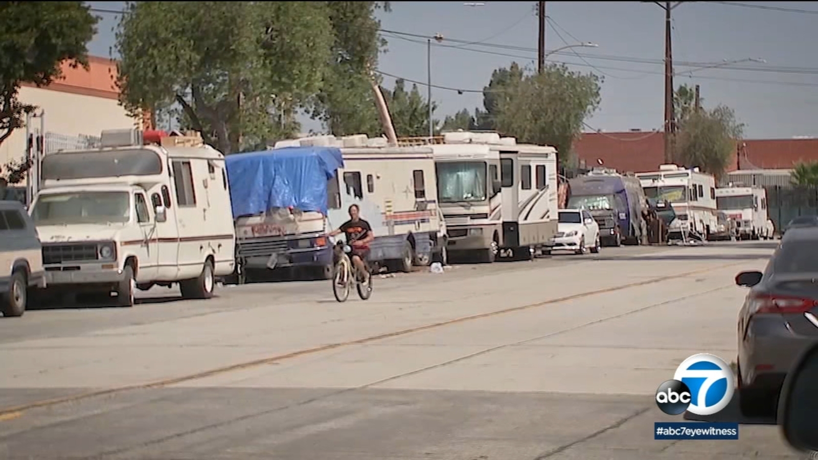 LA County clears RV encampment and houses homeless - ABC7 Los Angeles