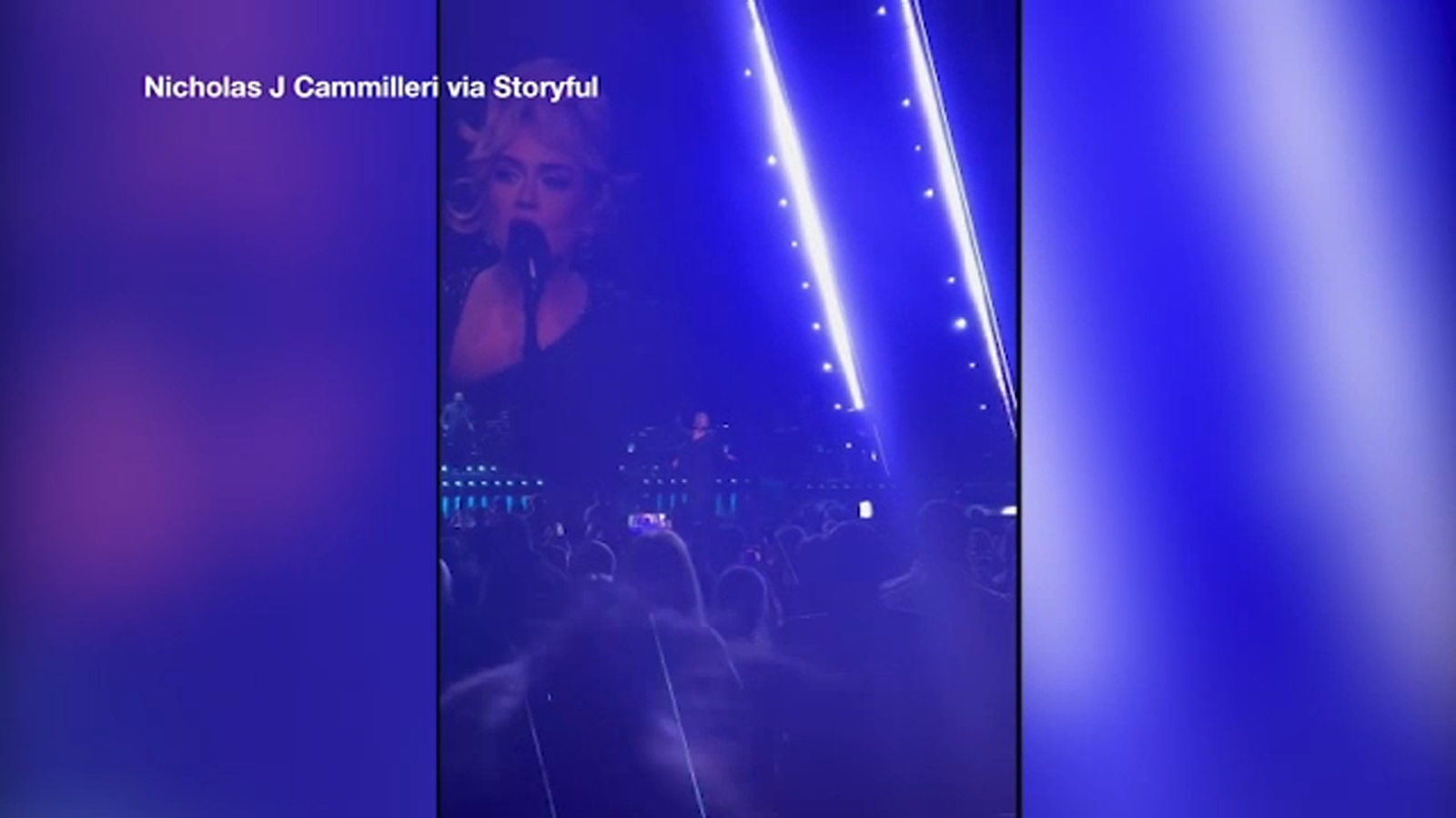 Adele stops Las Vegas show to tell security to leave fan alone - ABC7 New York