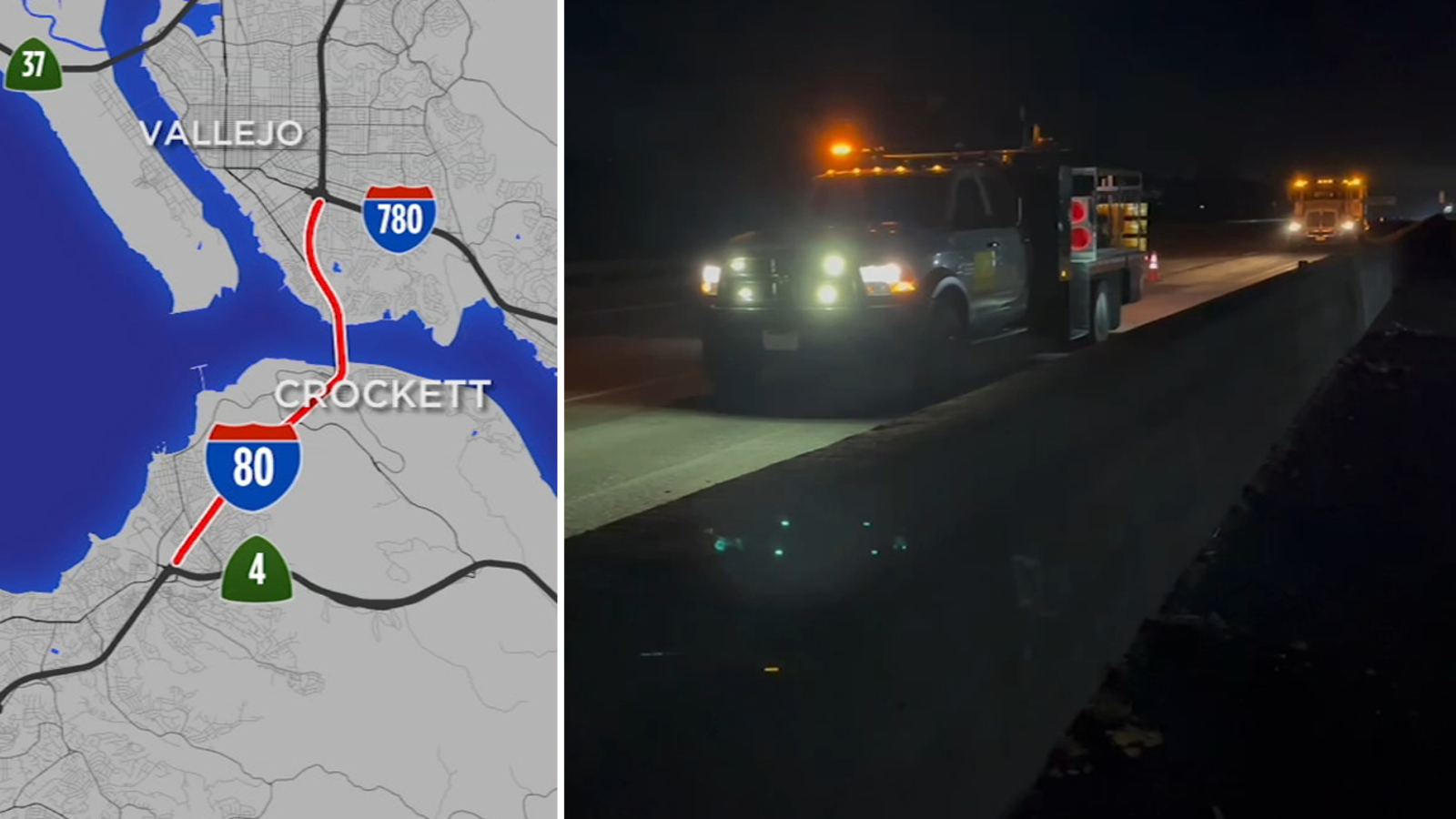 Labor Day Weekend Closure: Westbound I-80 from Vallejo to Hercules ...