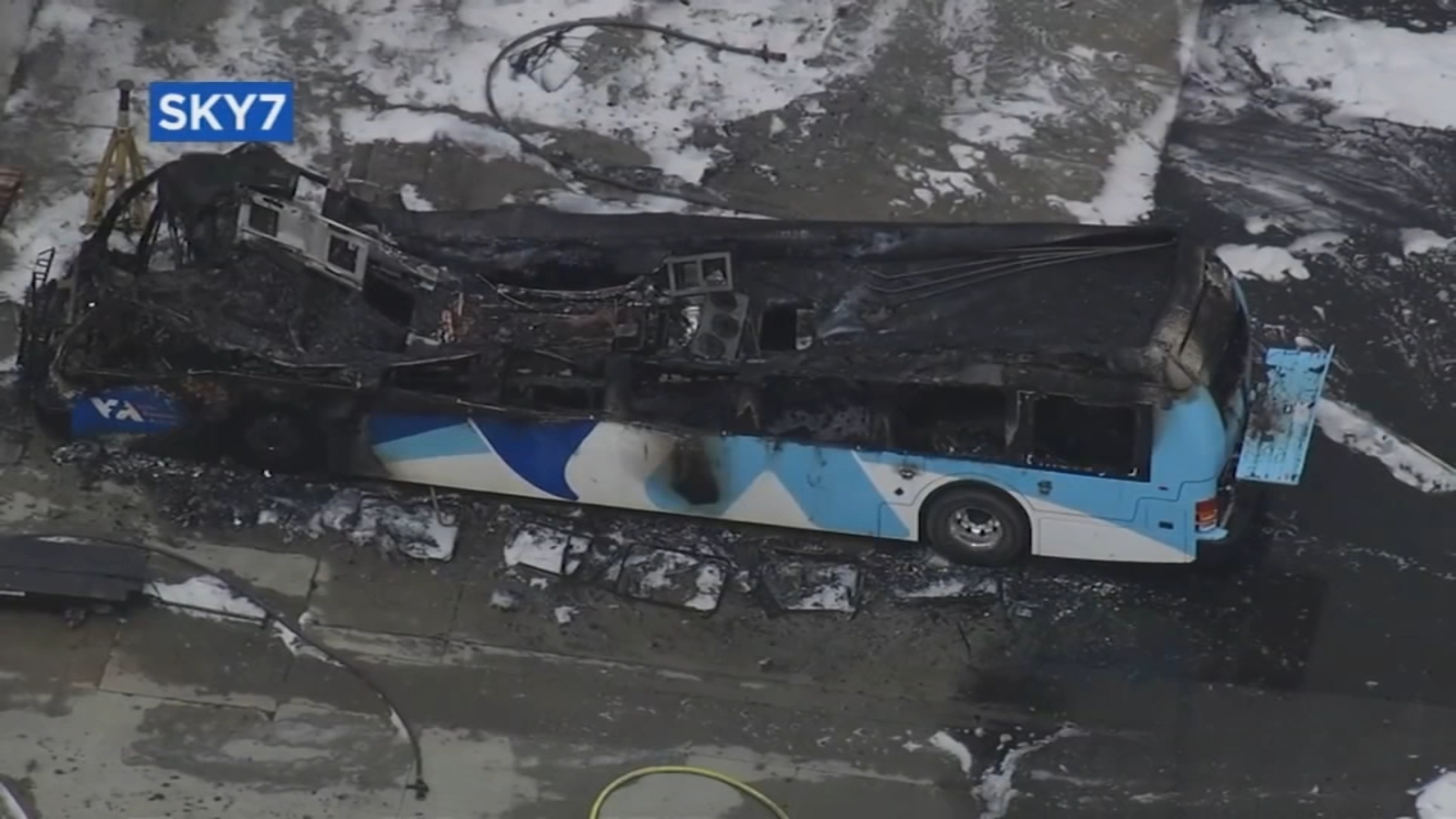 2 mechanics injured after VTA electrical bus fire in North San Jose ...