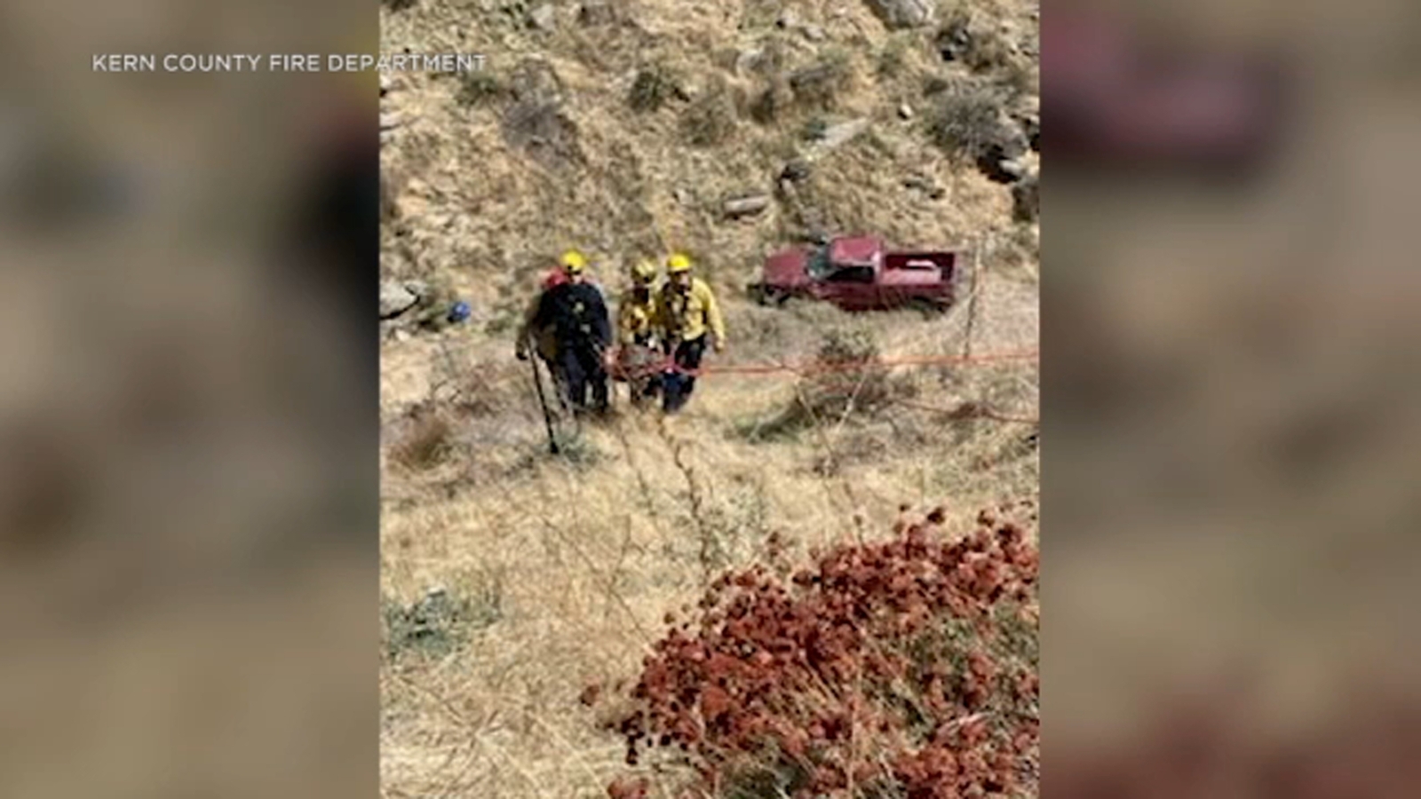 Person found at bottom of 100-foot ravine north of Los Angeles rescued ...