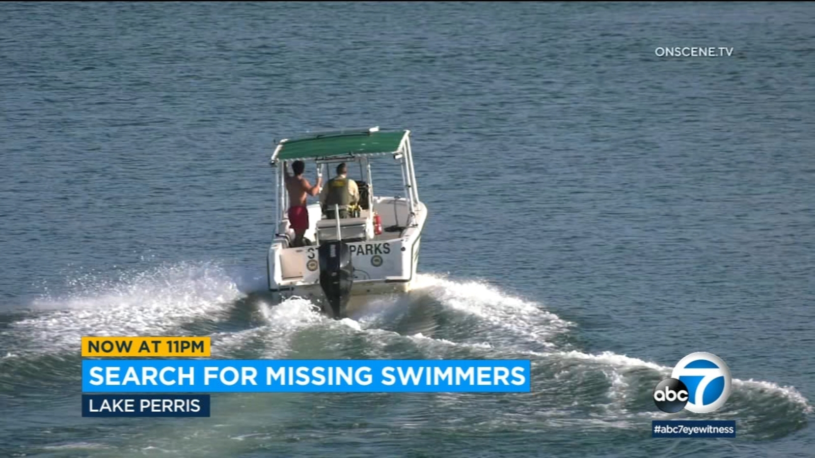 Authorities searching for two who went missing in water at Lake Perris ...