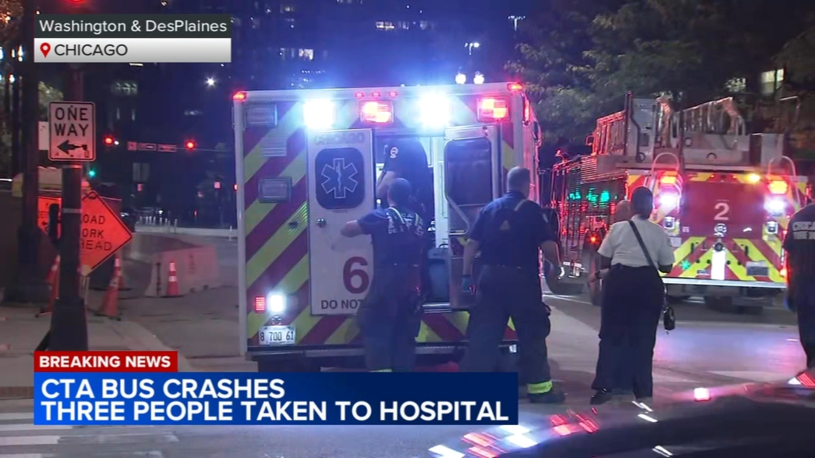 3 injured, 1 seriously in CTA bus crash near Desplaines and Washington ...