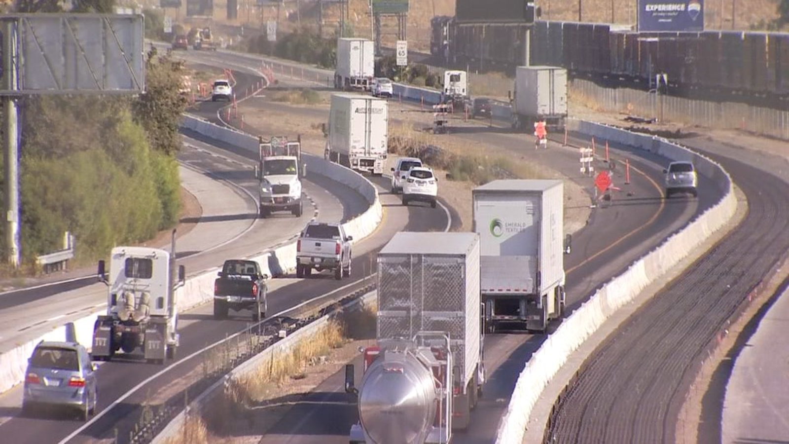Roadwork Along Highway 99 In Merced Continues To Concern Drivers