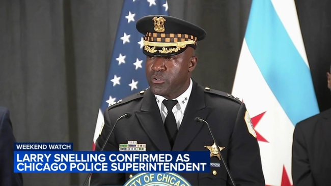 Chicago City Council unanimously confirms Larry Snelling as CPD ...
