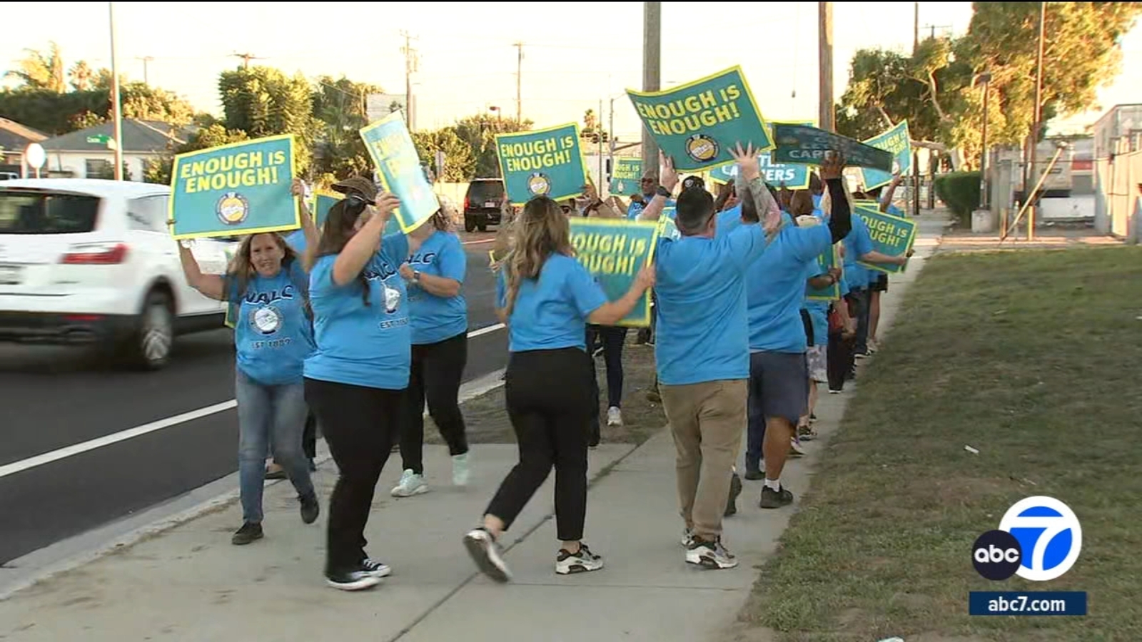 Rally held in Compton to protest crimes against mail carriers: 'Enough ...