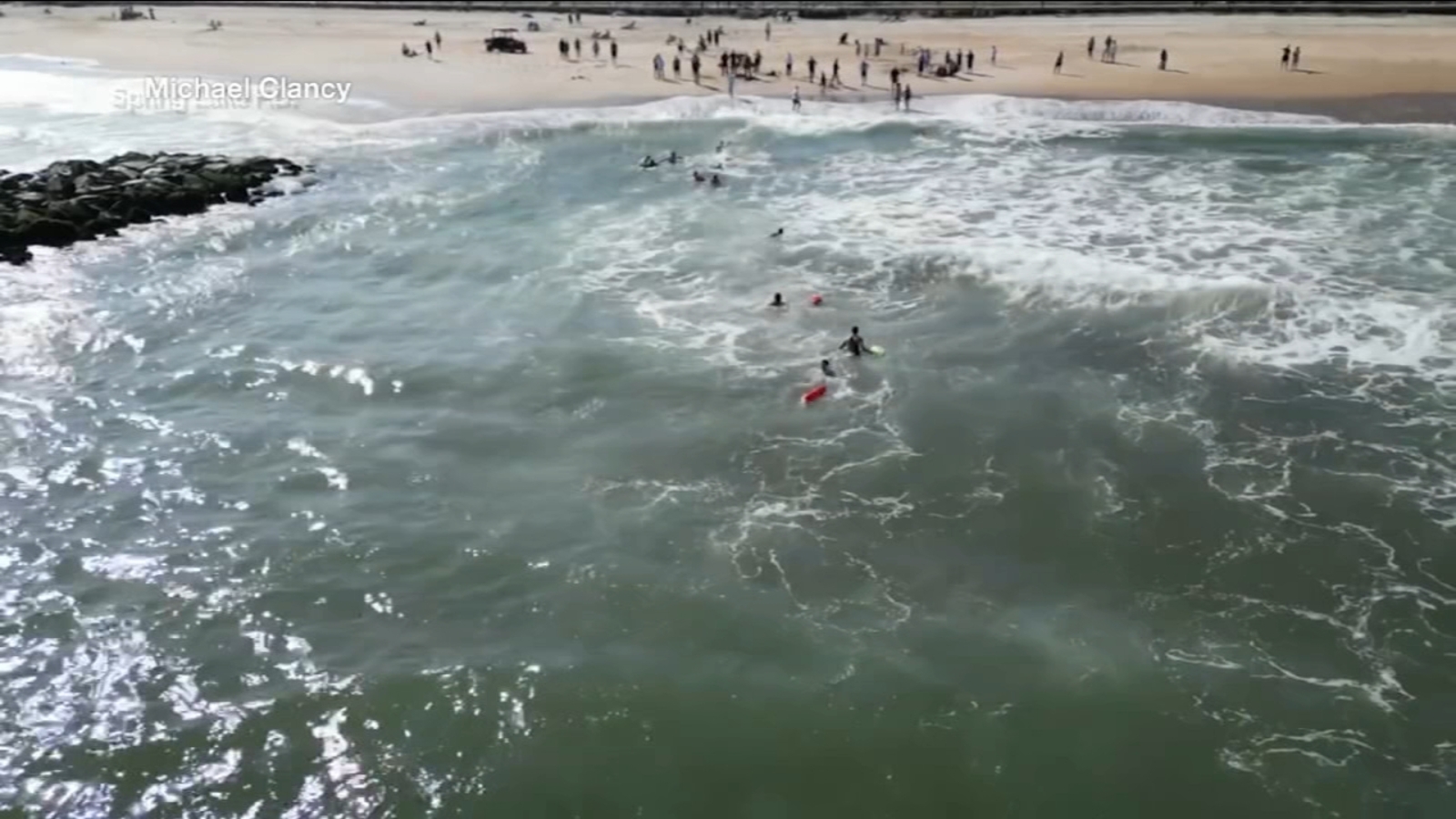 8 people rescued from rip currents at Jersey Shore beaches - ABC7 New York