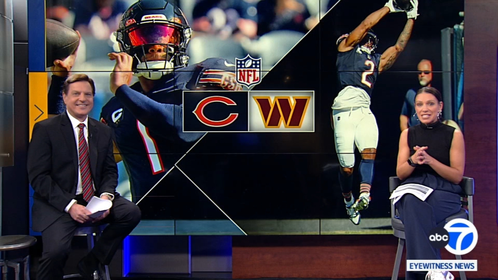 ABC7 Sports Overtime: Chicago Bears win against Washington Commanders ...