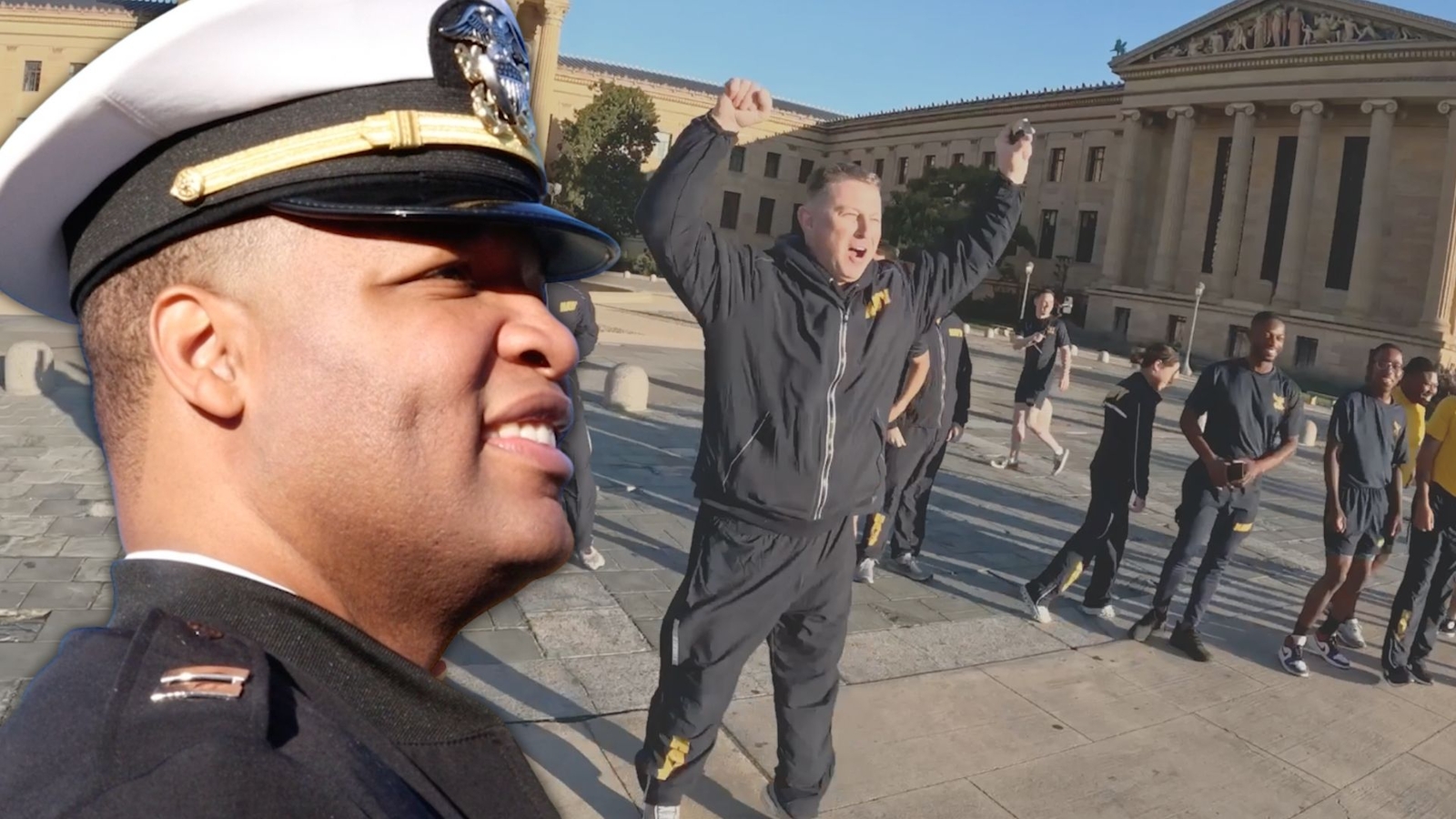 Navy Week kicks off in Philadelphia with climbing the steps at the ...