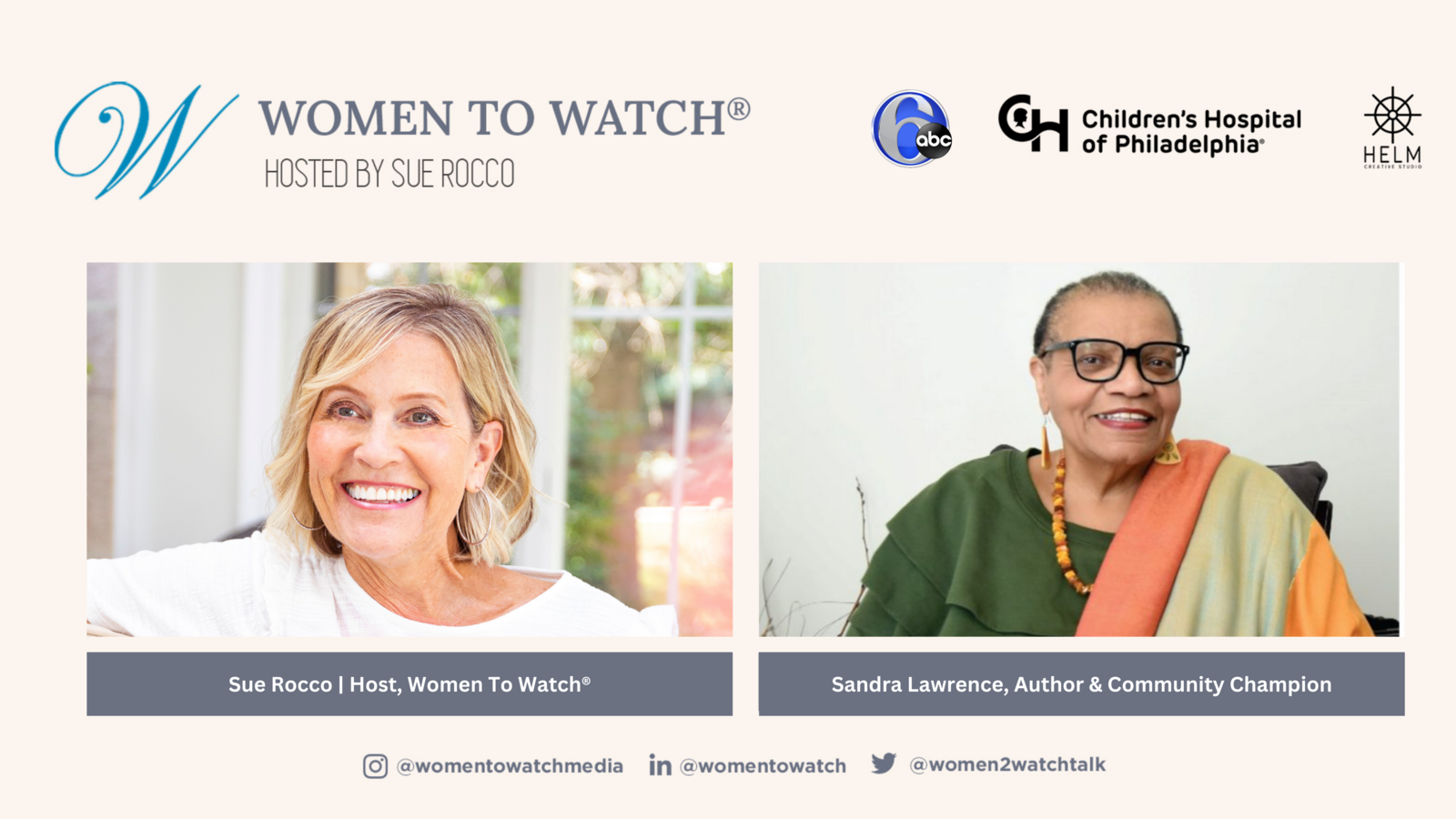 Women to Watch Series: Sandra Lawrence, Founder & CEO of ICAP - 6abc ...