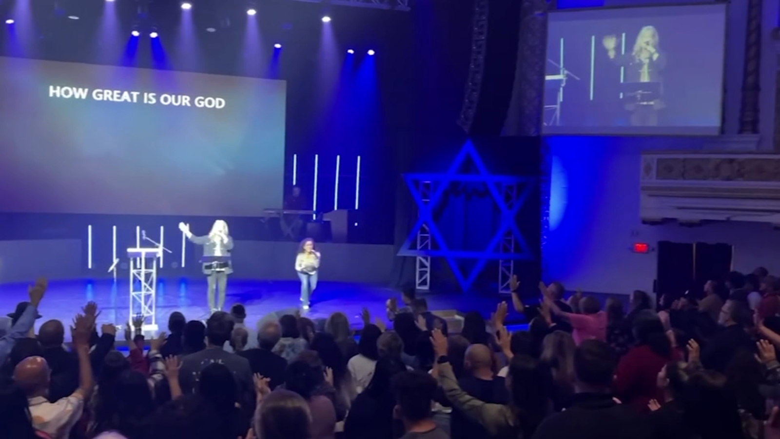 Prayer rally for Israel and pro-Palestinian demonstration held in ...