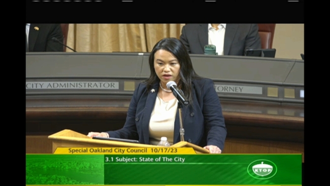 Oakland Mayor Sheng Thao delivers 1st State of the City Address with ...
