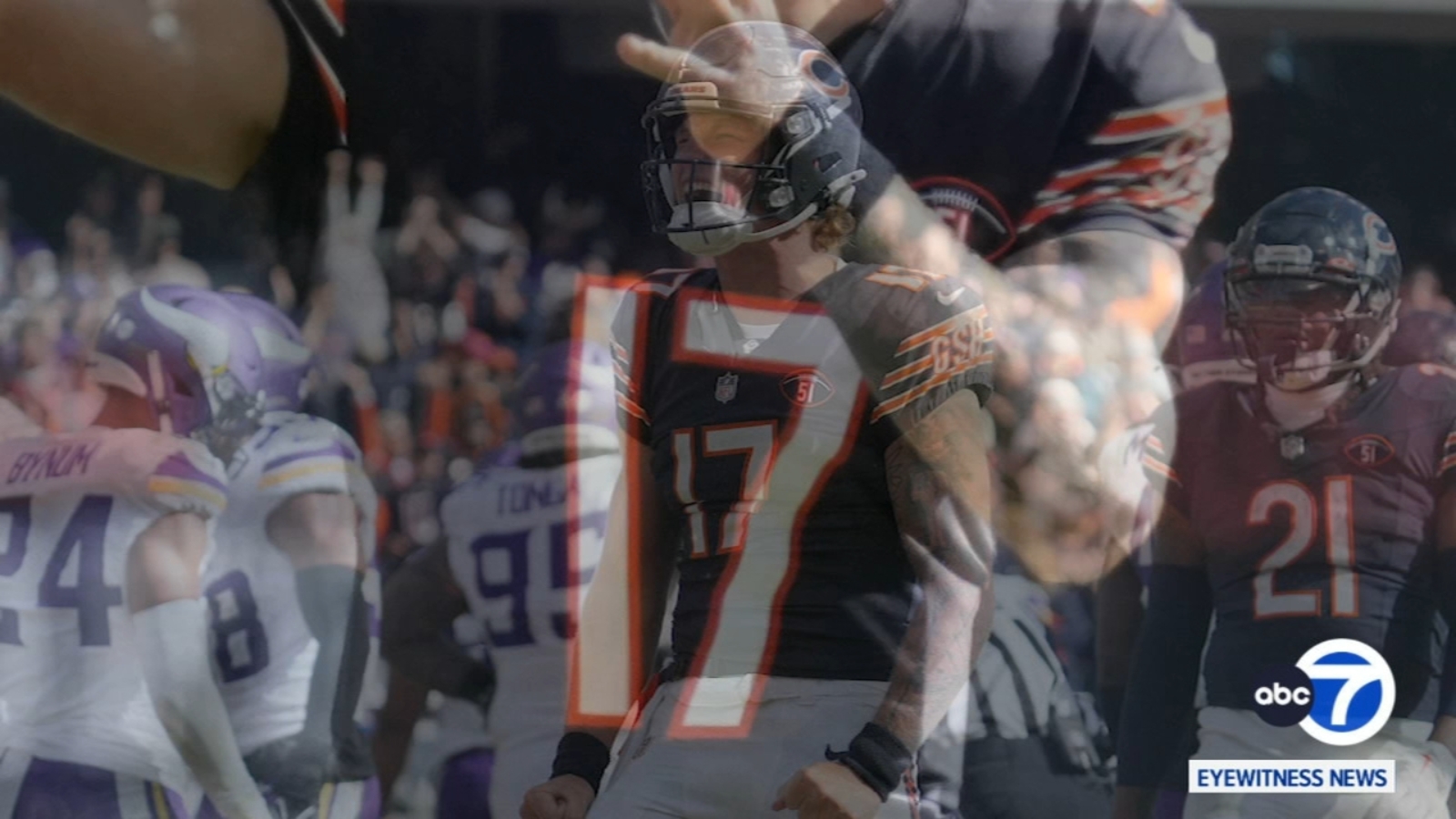 ABC7 Sports Overtime: Tyson Bagent starting for Bears after Justin ...