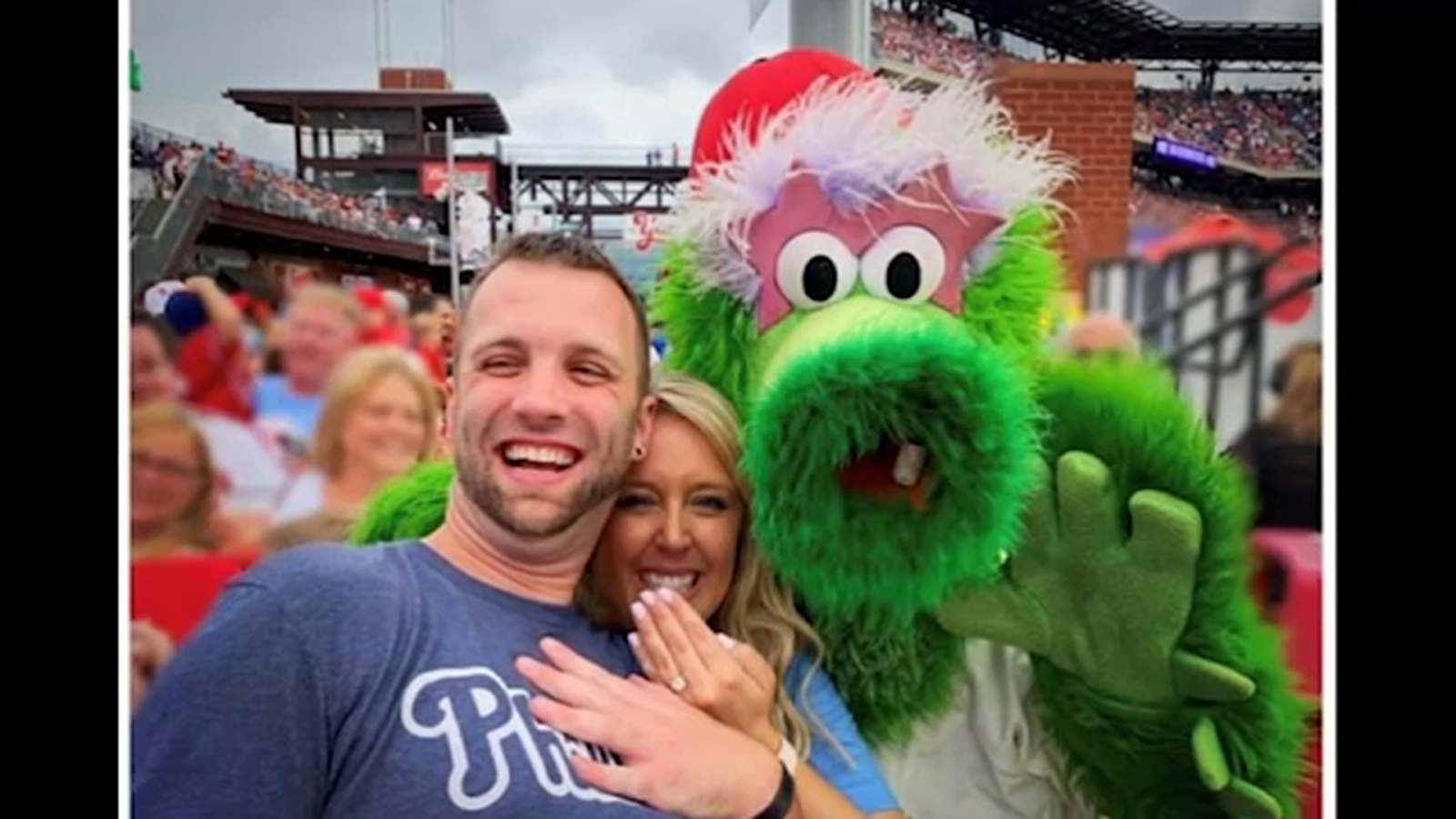 Couples incorporate Philadelphia Phillies into their wedding day - 6abc ...