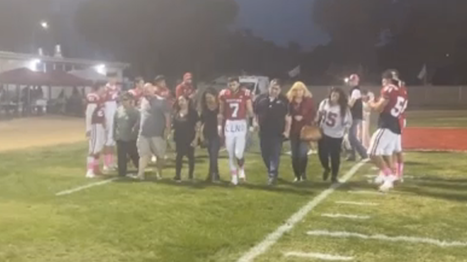 Gustine High football player takes the field after daughter ...