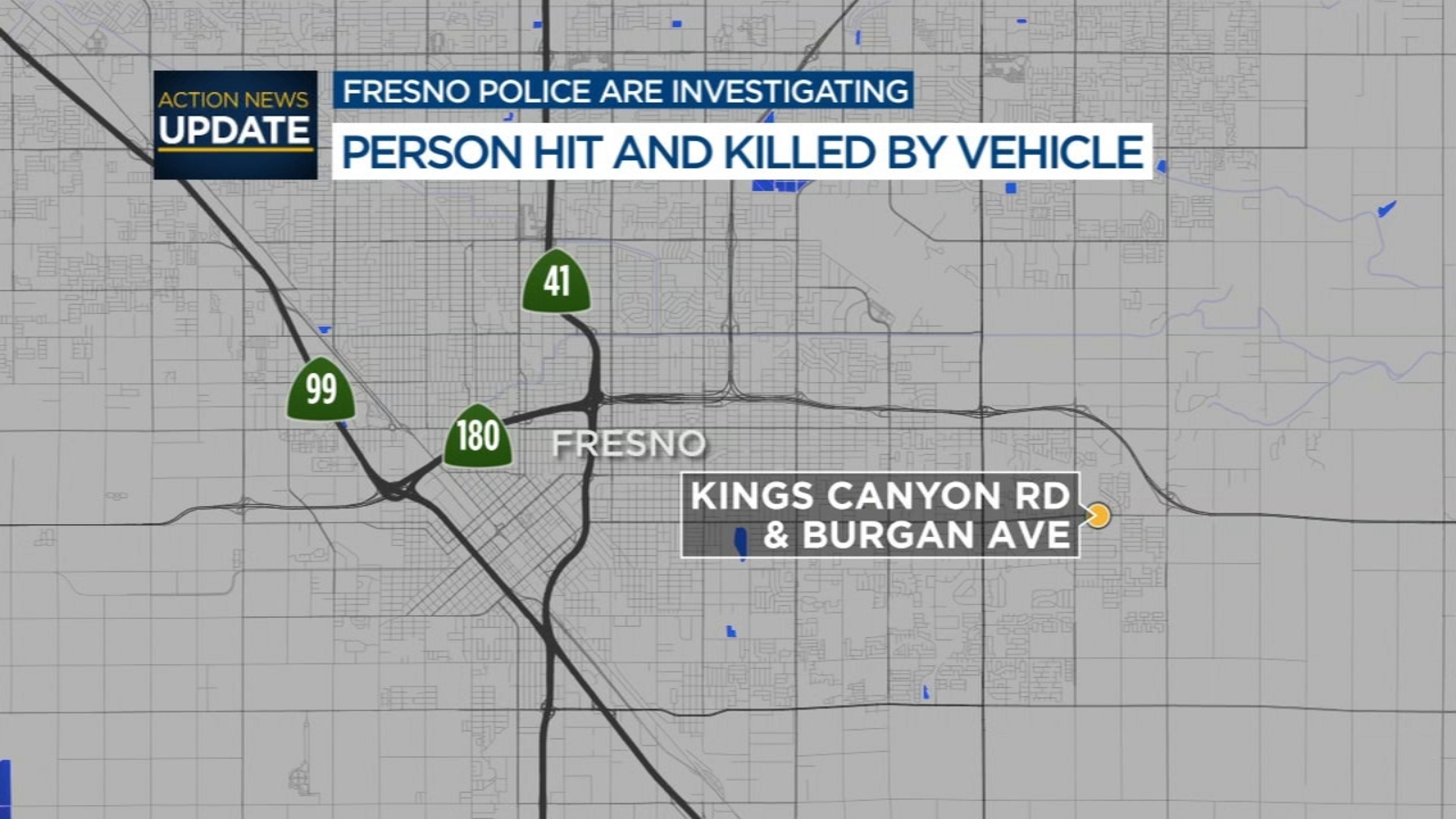 Person hit and killed by pickup truck in Southeast Fresno - ABC30 Fresno